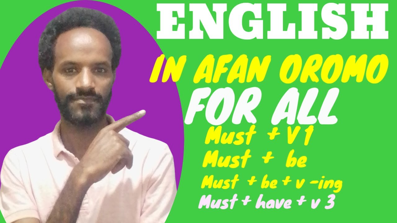 Uses of modal verb 'MUST' - YouTube