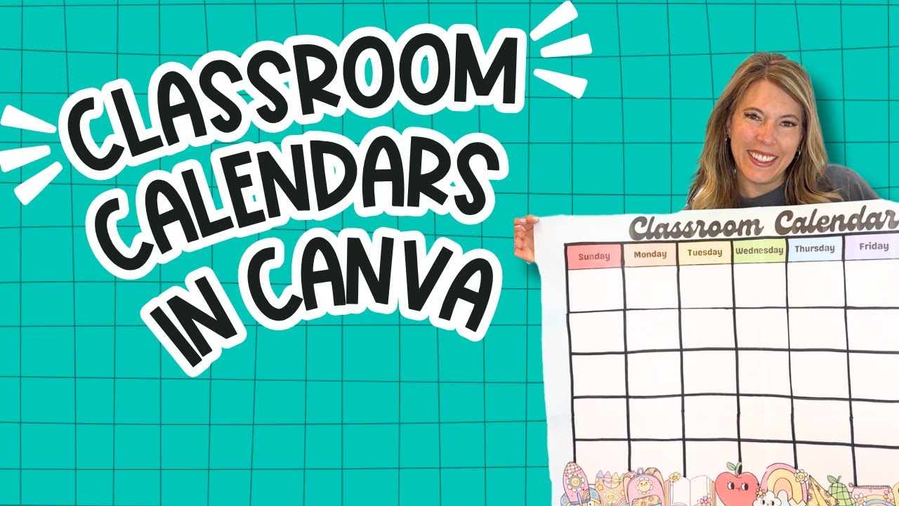 Create Your Own Bulletin Board Giant Classroom Calendar for FREE in ...