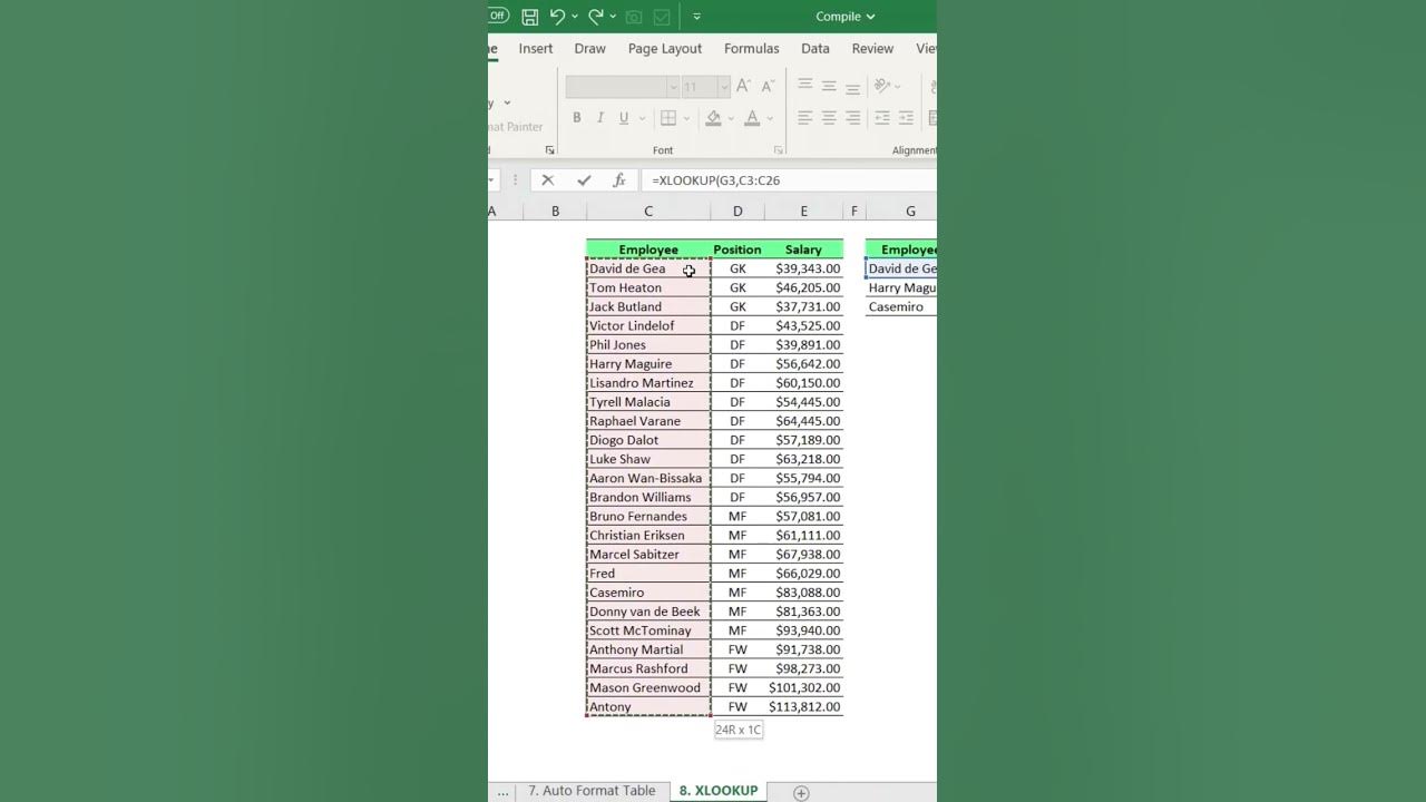 Cara Pakai Xlookup ️ Excelhacks Tipsandtricks Tutorialexcel Belajarexcel Youtube