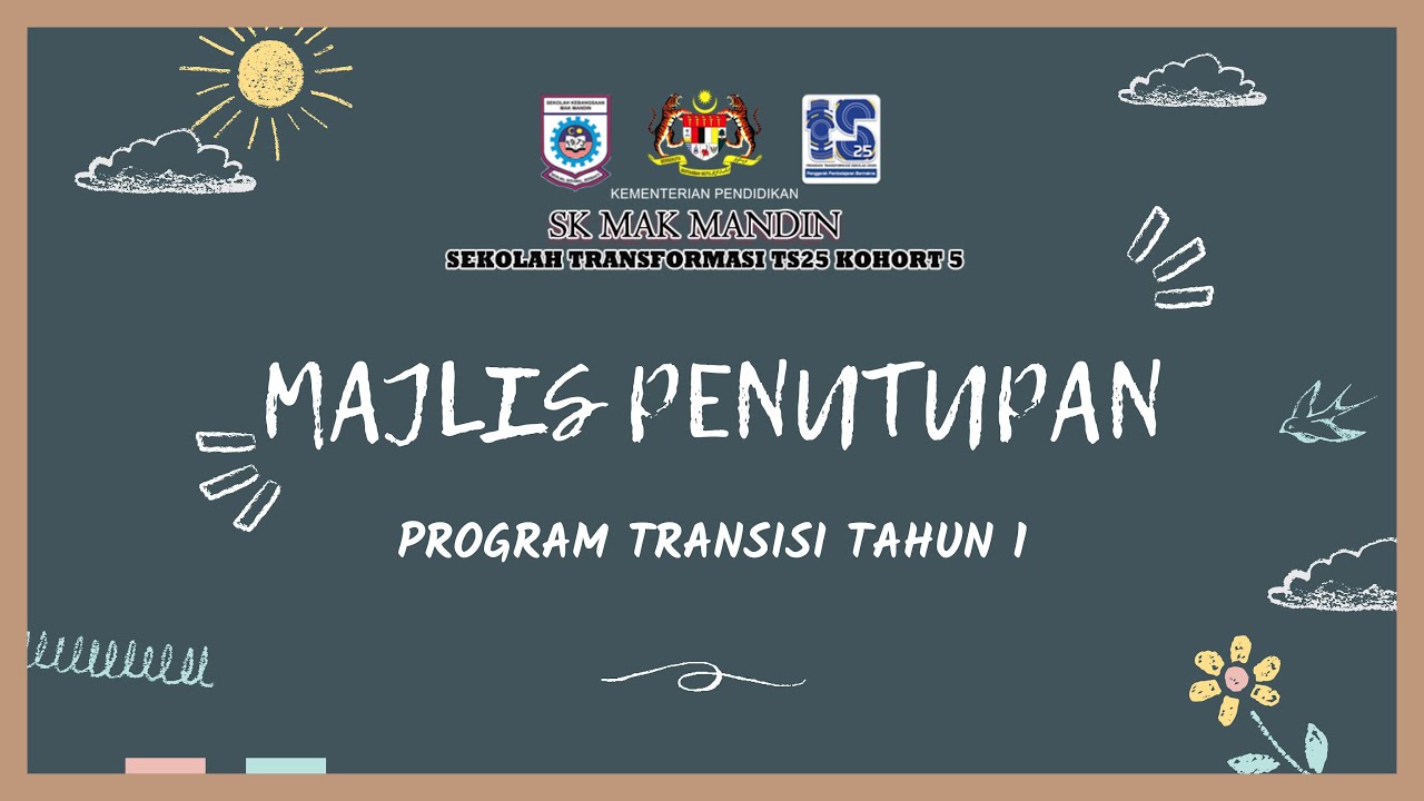 MAJLIS PERASMIAN PENUTUPAN MINGGU TRANSISI TAHUN 1 2024/2025 - YouTube