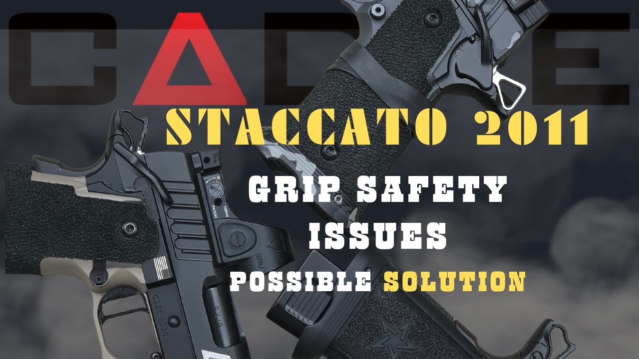 MASTERING YOUR STACCATO 2011 GRIP SAFETY! #subscribe #pewpew #staccato ...