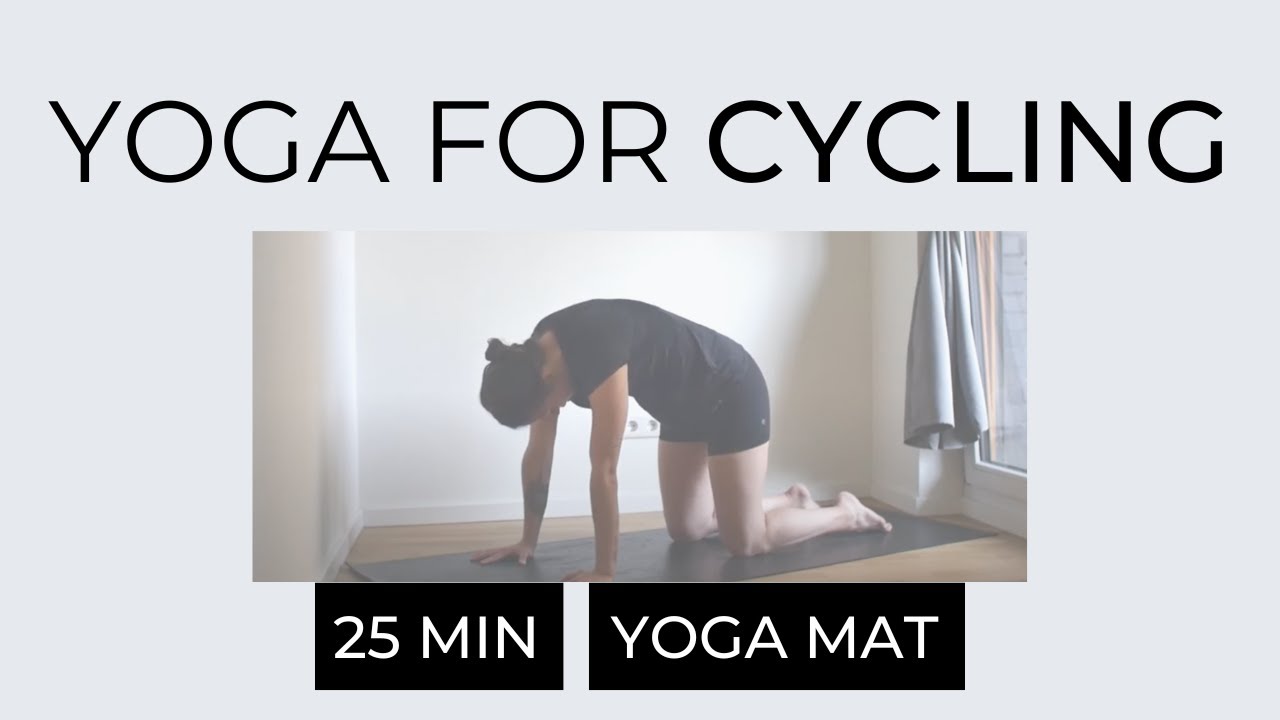 Yoga for cycling (or running, 25 minutes) - YouTube