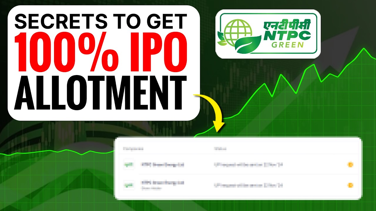 Secrets To Get NTPC Green IPO | Share Holder Quota | YOU DON'T WANT TO ...