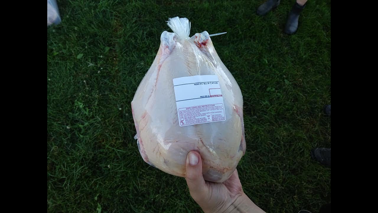 How We Package Our Chickens After Butchering. - YouTube