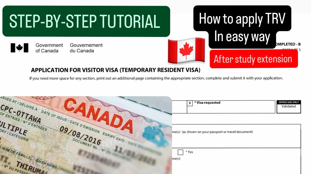 HOW TO APPLY TRV INSIDE CANADA🇨🇦| STEP-BY- STEP TUTORIAL | AFTER STUDY ...