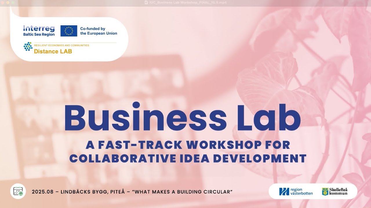 The Business Lab Workshop - YouTube