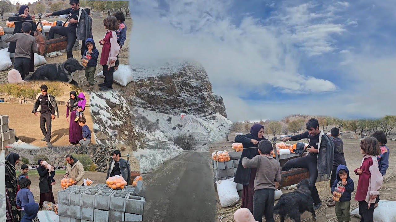 Emotional Return: Kazem Rescued from Deep Snow and Finally Gets Home ...