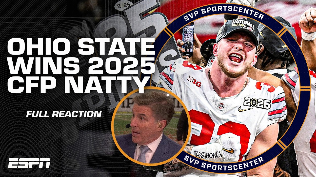FULL REACTION: Ohio State wins the 2025 CFP National Championship | SC ...