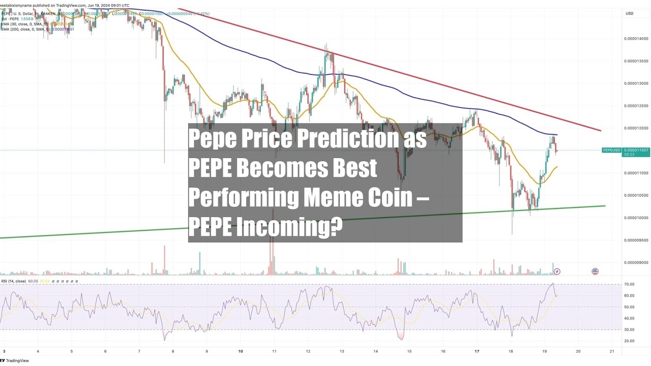 Pepe Price Prediction as PEPE Becomes Best Performing Meme Coin – - YouTube