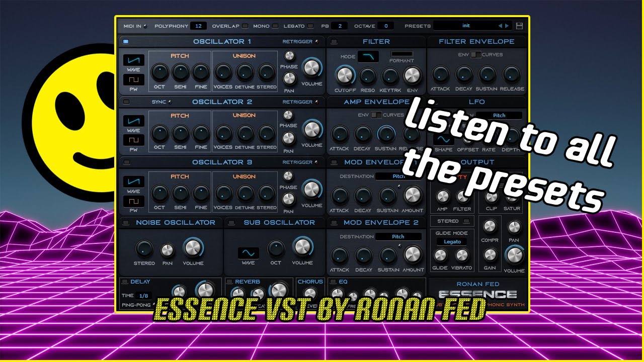 Essence synth VST Preset Demonstration - YouTube