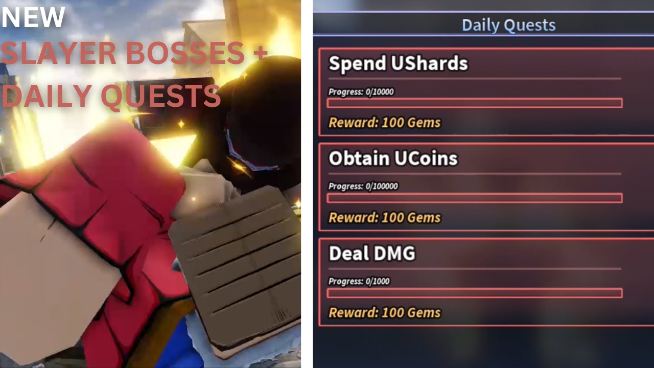 New AUT Slayer Boss + Daily Quest System | A Universal Time - YouTube