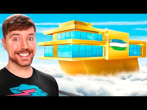 1$ vs 100.000.000$ Uy - @MrBeast Uzbekcha tarjima