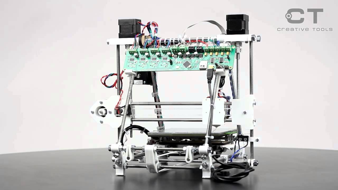 RepRapPro Huxley (360° turntable view) - YouTube