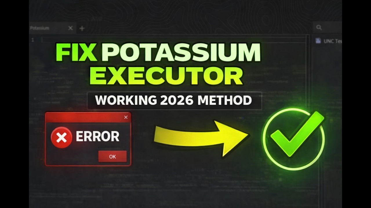Potassium Executor Not Working? Here’s the Fix - YouTube
