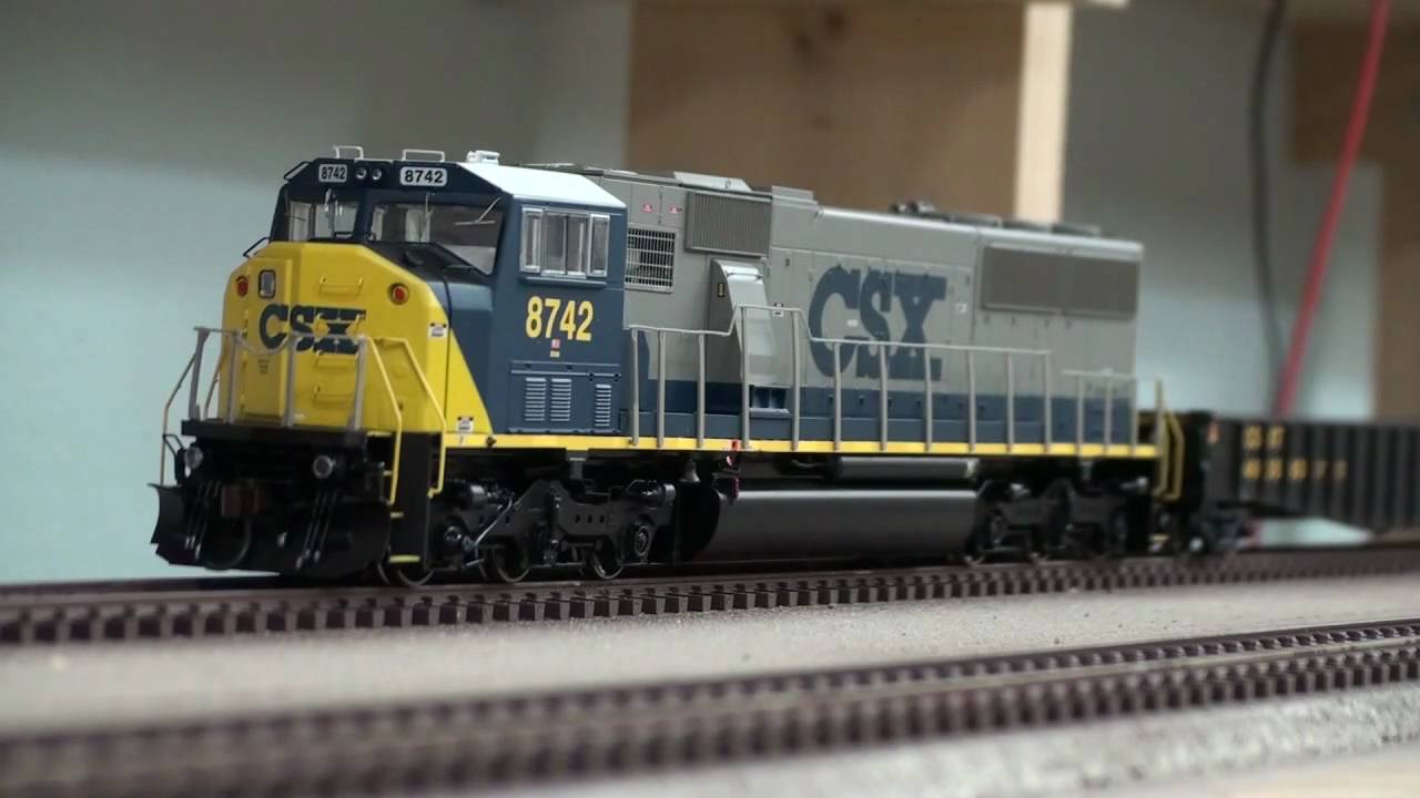 My CSX/NS HO Railroad Part 22A "Athearn Genesis SD60I Full Mainline Run ...