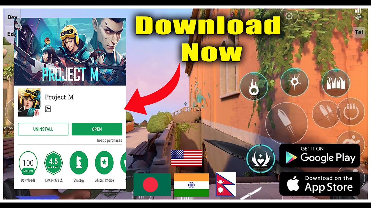 PROJECT M - (Android, iOS) | Project M Game APK | Valorant Mobile ...