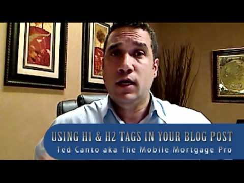 How To USe H1 & H2 Tags On Your Post - YouTube