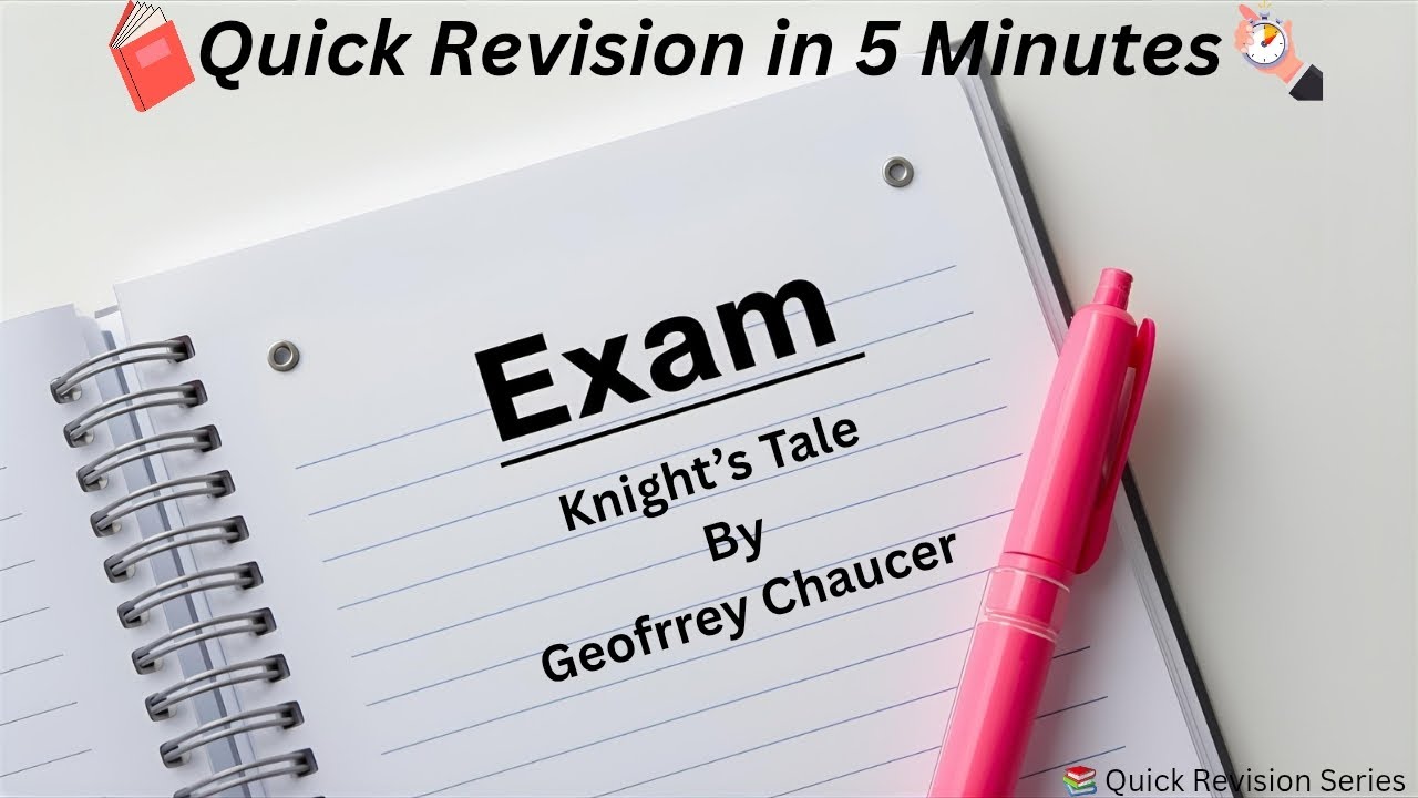 The Knight’s Tale by Geoffrey Chaucer | British Poetry | Last minute ...