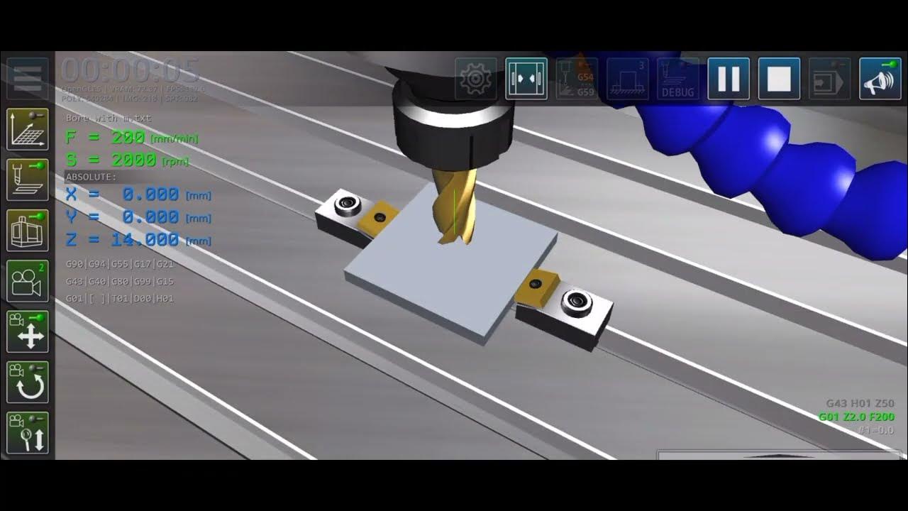 BORE PROGRAM USING MACRO | VMC 2D AND MACRO PROGRAMMING | CNC MILLING PROGRAM - YouTube