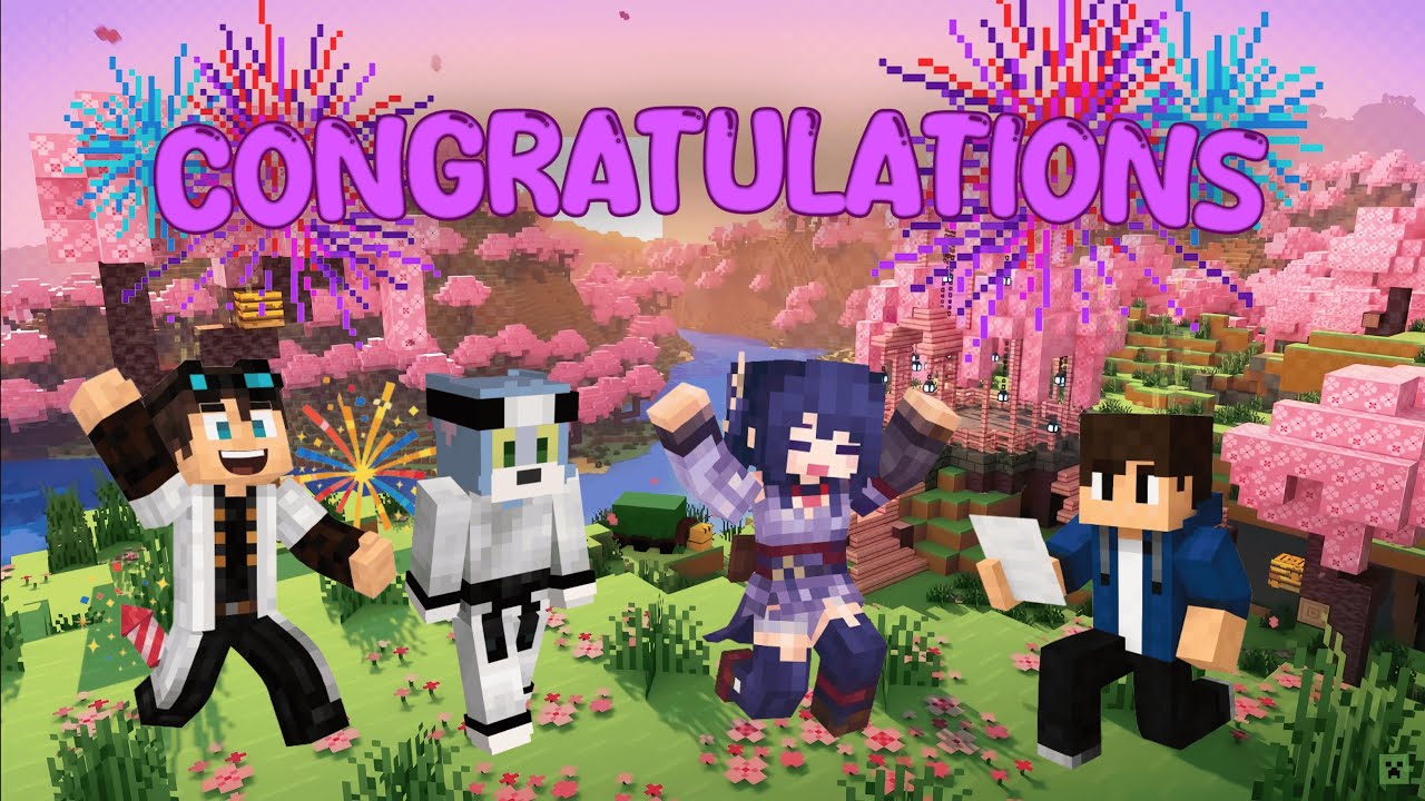 Celebrating my bestie's success in Minecraft 💫 || Minecraft Live II ...