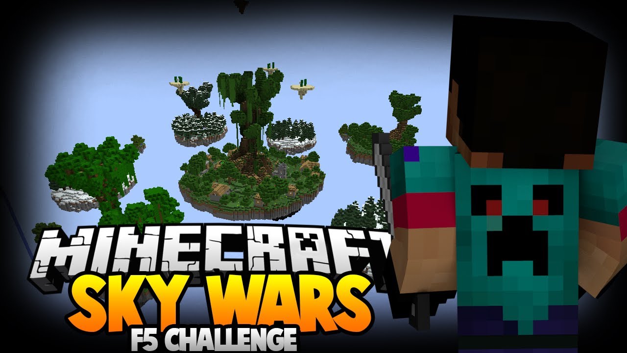 Minecraft SKYWARS CHALLENGES! w/NoahCraftFTW - F5 CHALLENGE! - YouTube