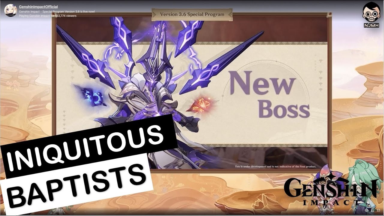 V 3.6 New Enemies | Iniquitous Baptists | Anemo & Hydro Hilichurl Rouge ...
