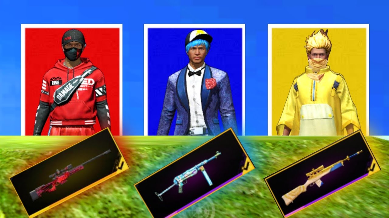 Free Fire But ONLY (RED /BLUE 💙/YELLOW 💛) 😱😱 - YouTube