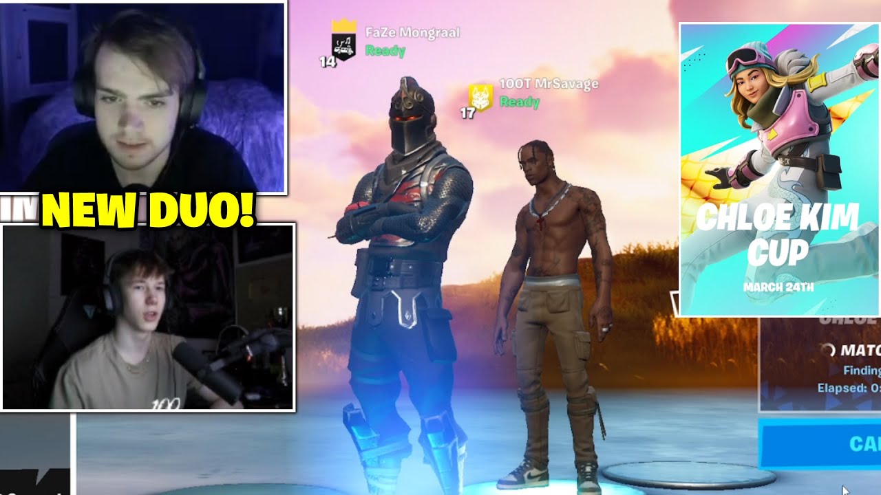 Mongraal Plays NO BUILDING Duo Tournament with MrSavage! | Highlights ...