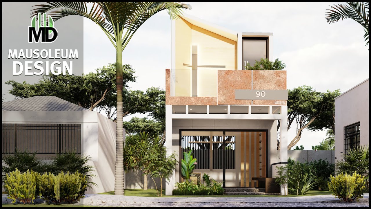 Private Mausoleum Design - with Roof Deck EP90 - YouTube