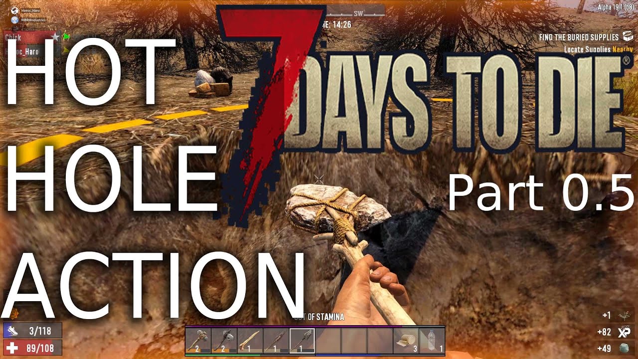 7 Days To Die - Part 0 5 (Digging a Hole) - YouTube