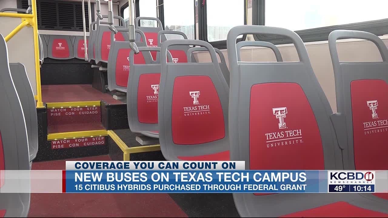 Citibus rolls out new hybrids on Texas Tech campus - YouTube