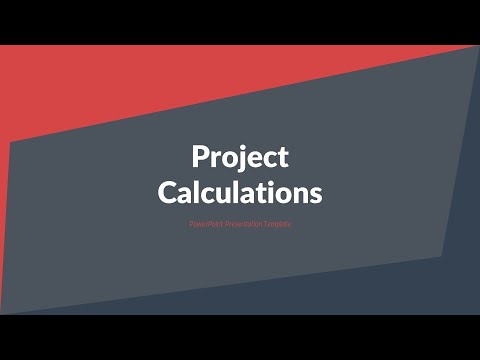 Project Calculation PowerPoint Presentation Template - YouTube