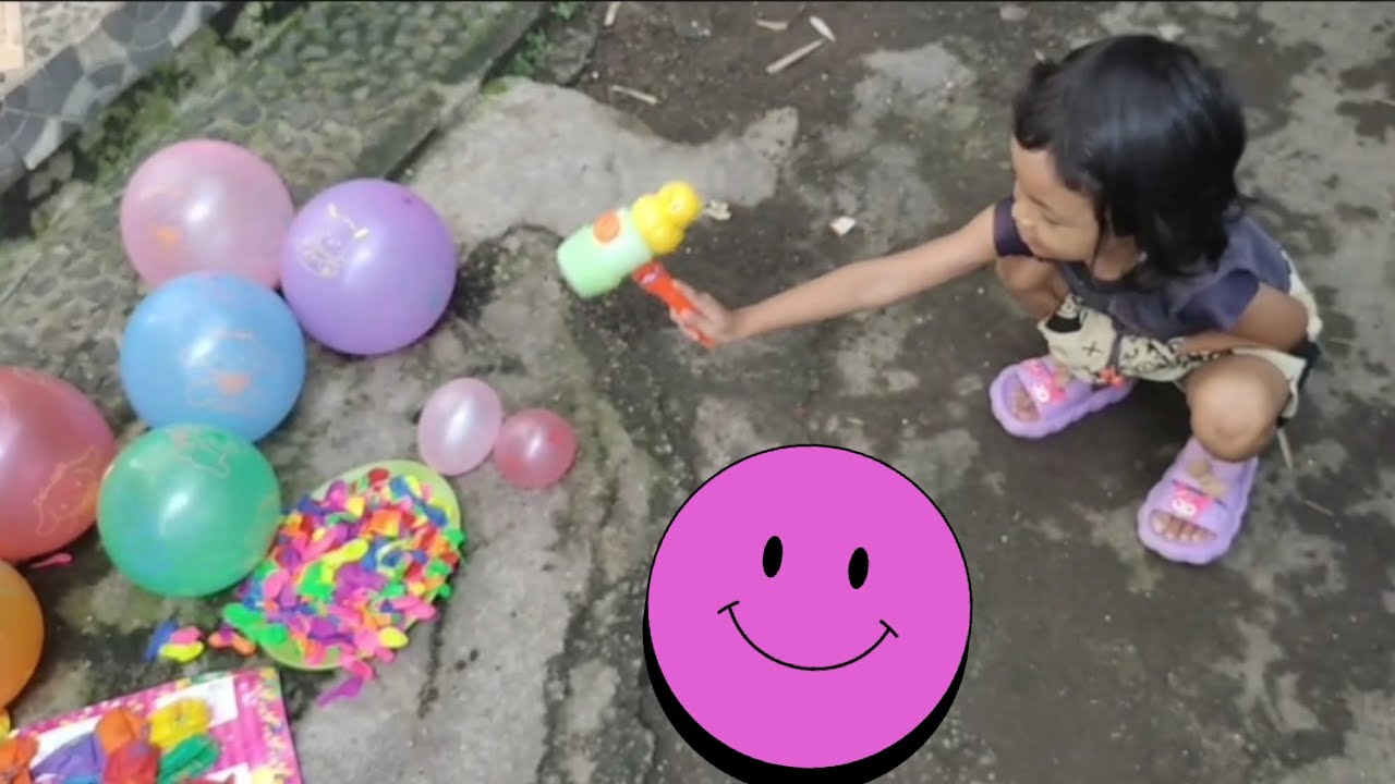 19 menit bermain balon bersama RASYA | memompa balon dan MELETUSKAN ...