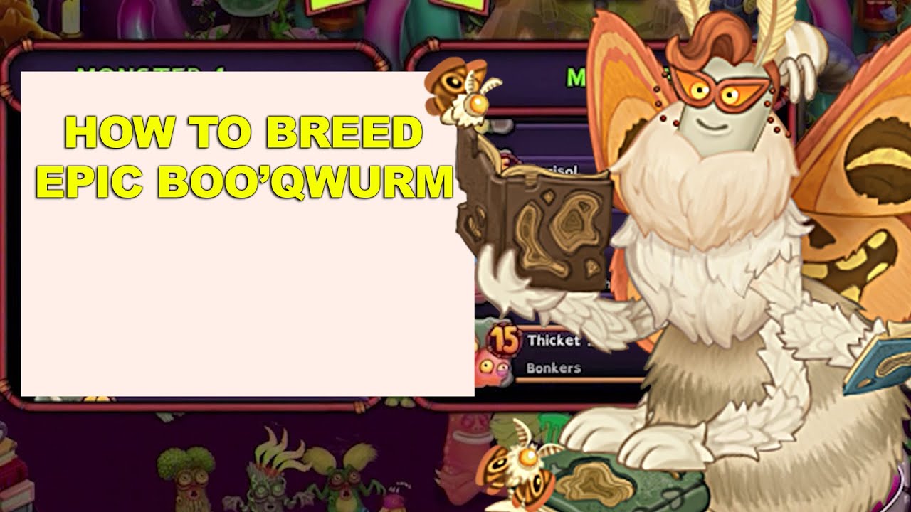 How to Breed Epic Boo'qwurm in My Singing Monsters - YouTube