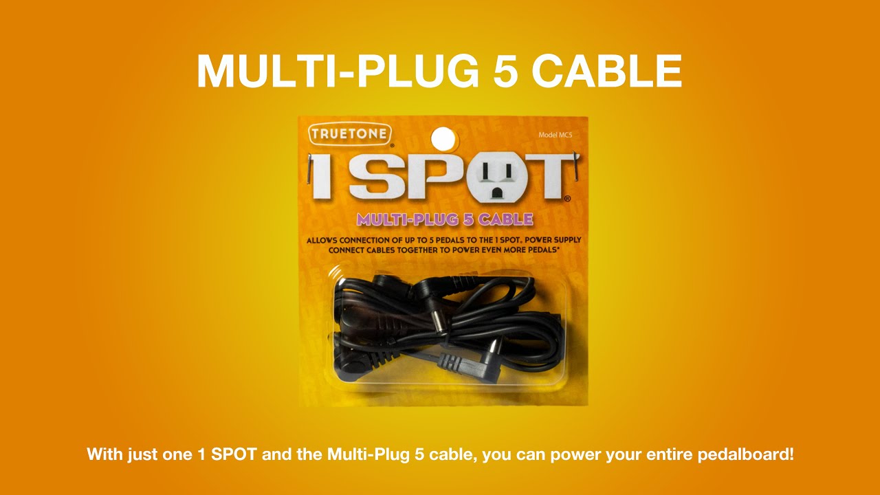 1 SPOT® Multi-Plug 5 Cable by Truetone - YouTube