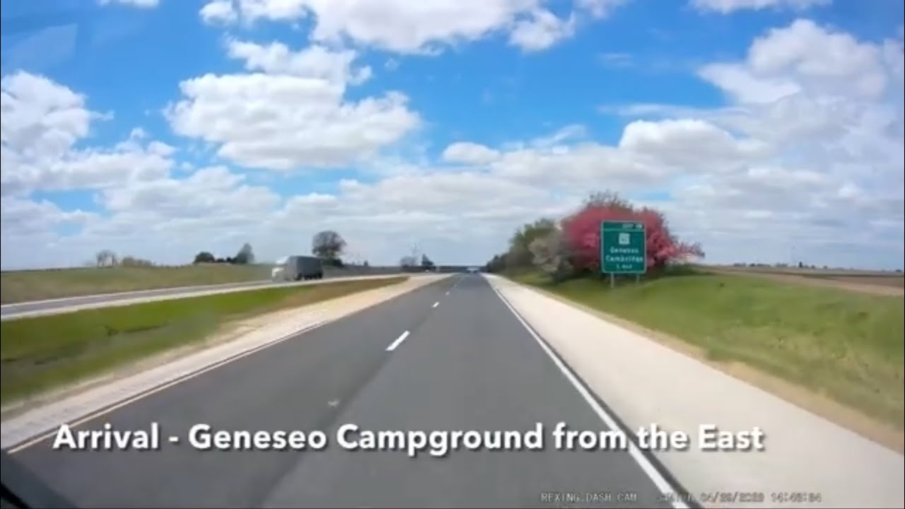 Arrival Geneseo Campground from the East - Geneseo, Illinois - YouTube