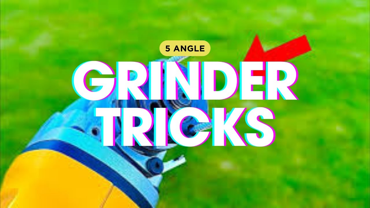 5 ANGLE GRINDER TRICKS - YouTube