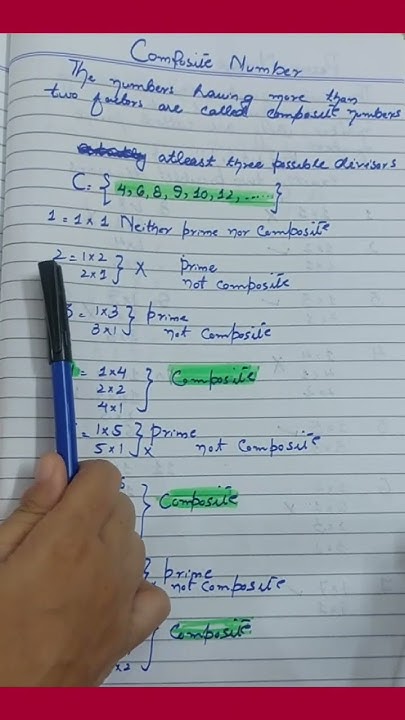 Composite Numbers - YouTube
