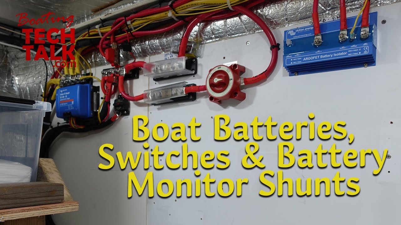 House Battery + Starter Battery + 2 Battery Monitor Shunts? - YouTube