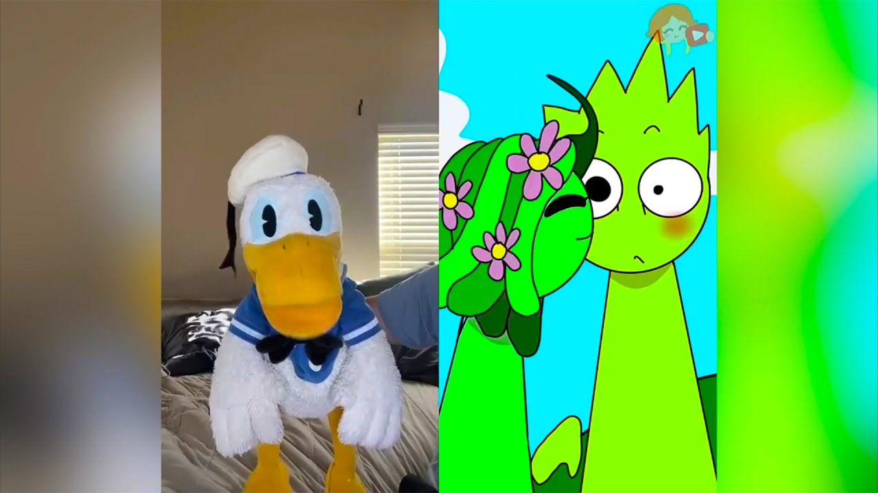 Donald Ducc REACTS To SPRUNKI TikToks! 43 (DO NOT BE SCARED CHALLENGE ...