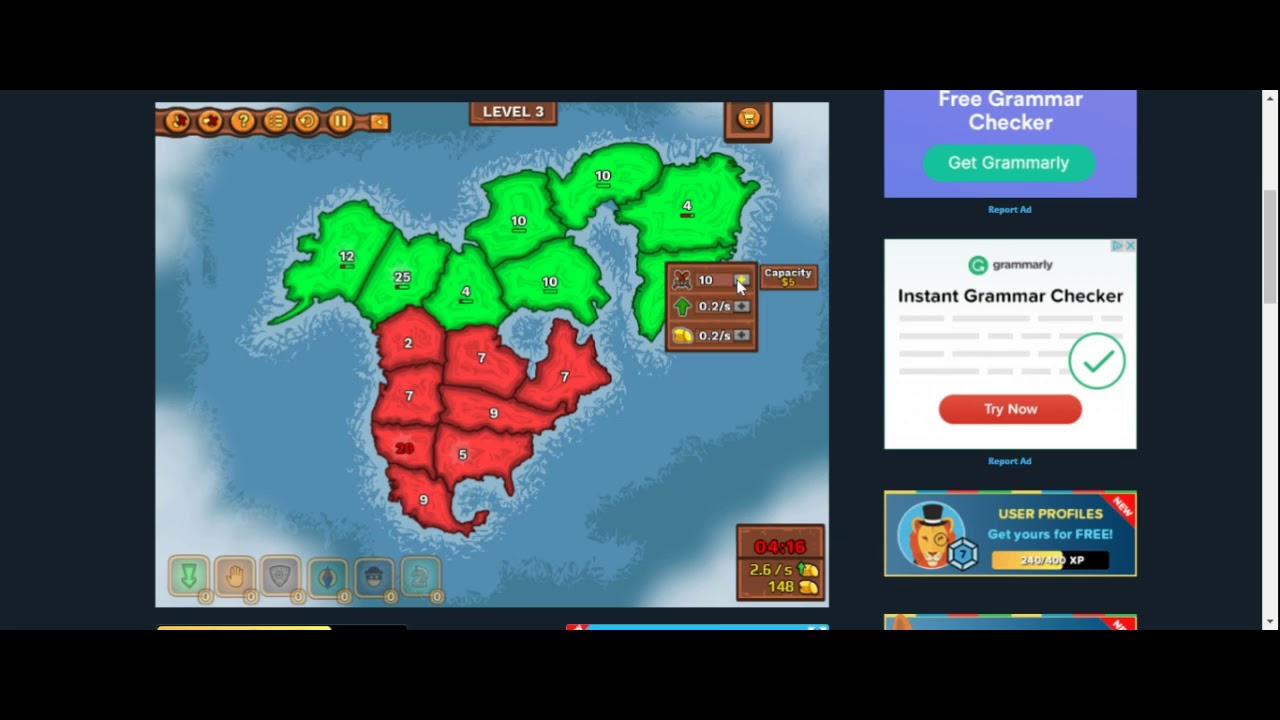 taking over the world in mainland wars - YouTube