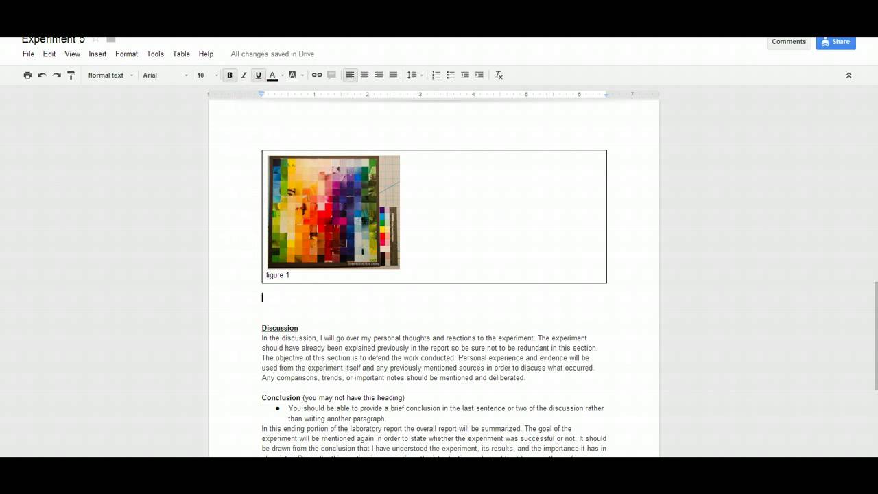 Creating a Google Doc for Reports - YouTube