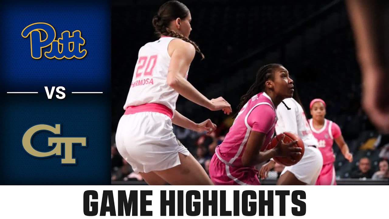 Pittsburgh vs. Georgia Tech Women's Basketball Highlights (2022-23 ...