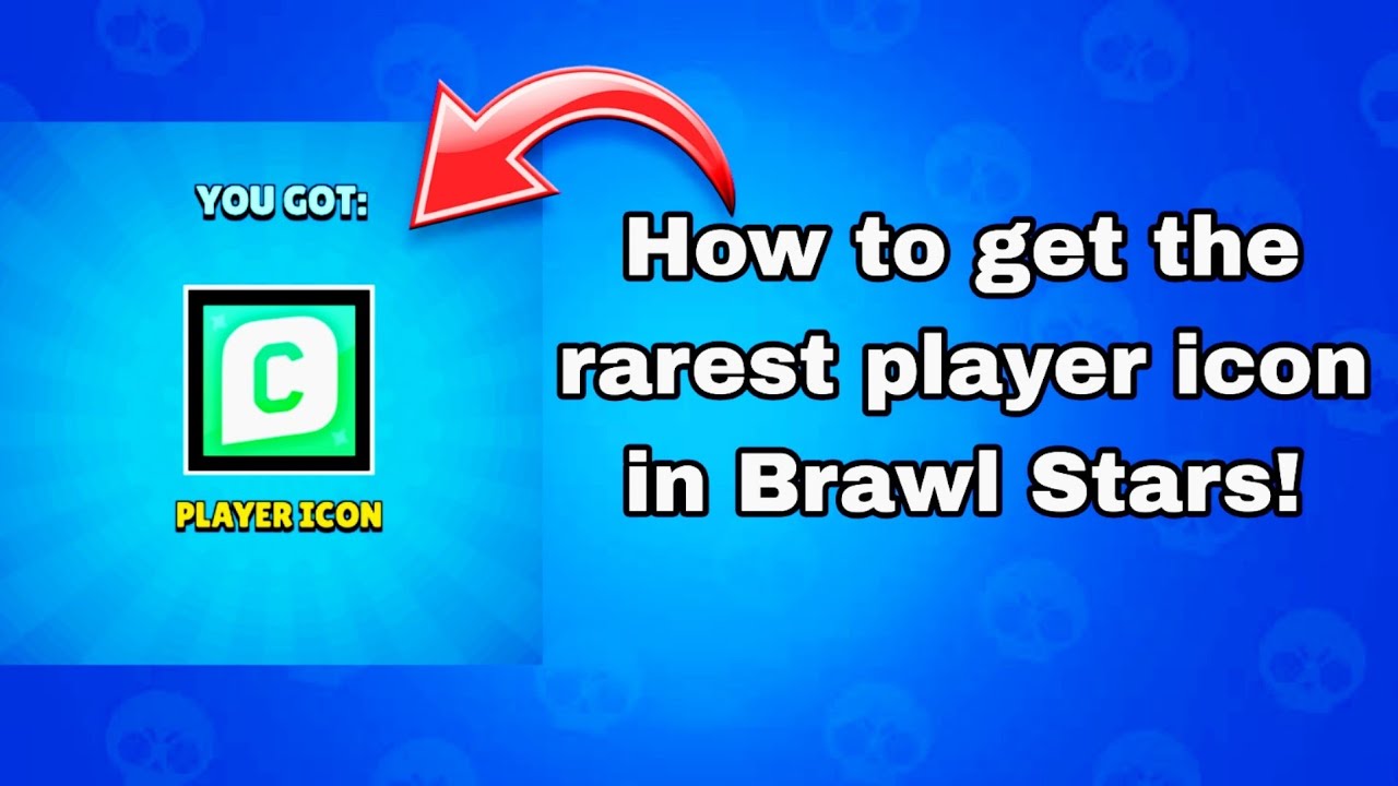 So I got the rarest PLAYER ICON in Brawl Stars.. - YouTube