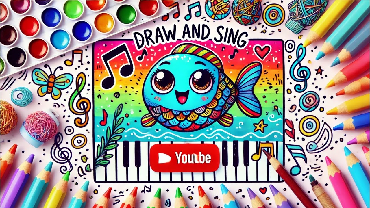 Draw & Sing! Fish Fun for Kids! - YouTube