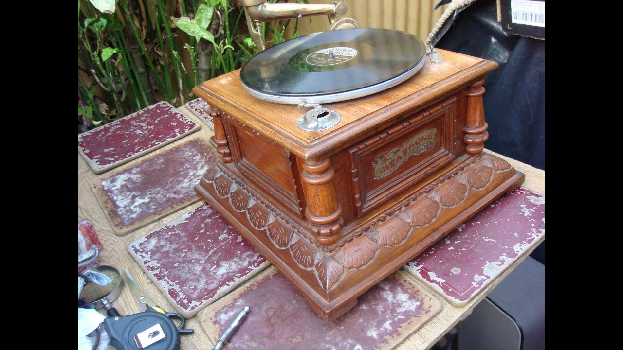 MODERN / VINTAGE GRAMOPHONE FOR RESTORATION SPARE TO REPAIR - YouTube