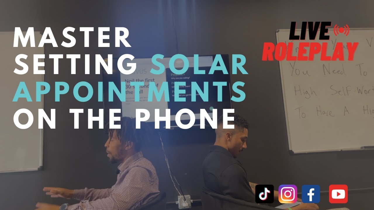 How To Set Solar Appointments On The Phone Like A Pro! 🔥 - YouTube