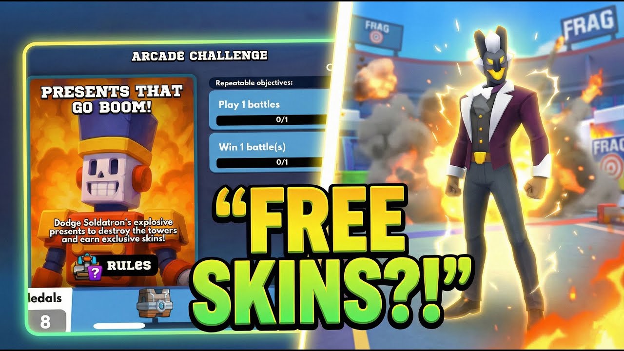 How to Complete Arcade Challenge FAST & Get Premium Skins | FRAG Pro ...