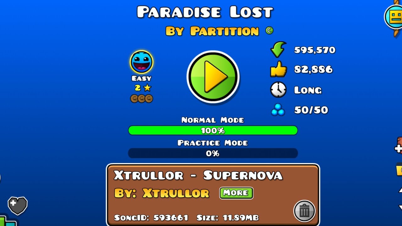 "Paradise Lost " 100% By Partition - Geometry Dash - YouTube