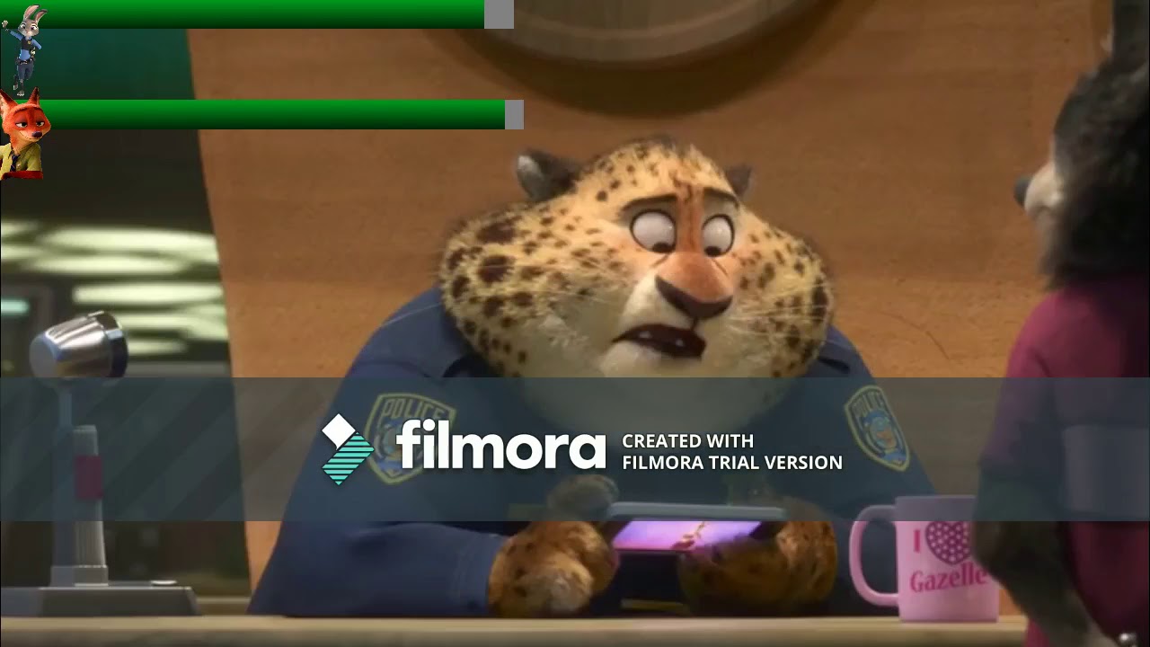 Mr. Manchas goes savage....with healthbars (hd) Zootopia - YouTube